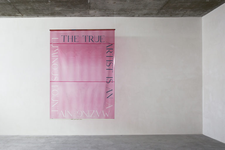 Bruce Nauman The True Artist Is an Amazing Luminous Fountain (Window or ...