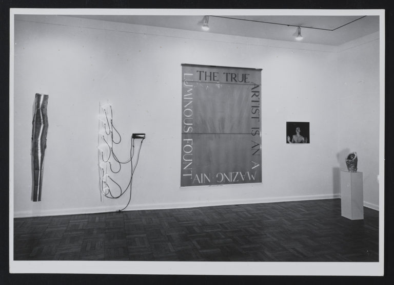 Bruce Nauman The True Artist Is an Amazing Luminous Fountain (Window or ...