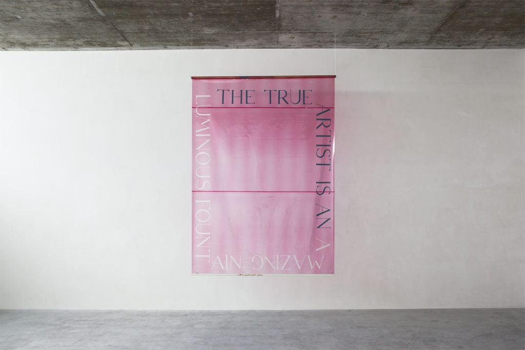 Bruce Nauman The True Artist Is an Amazing Luminous Fountain (Window or ...